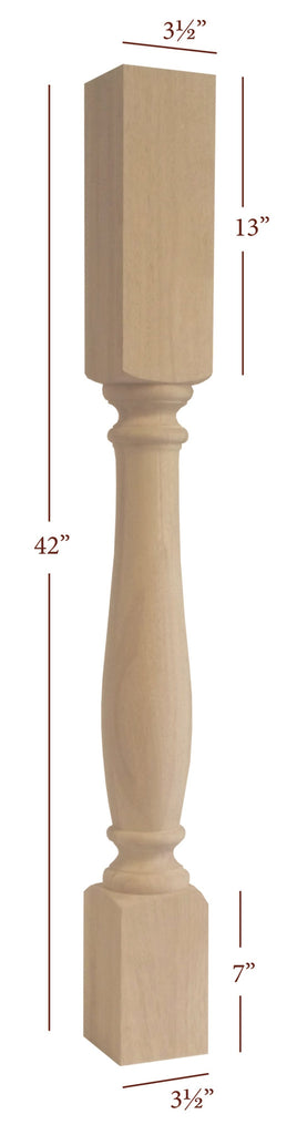 Williamsburg Bar Post – Timber Wolf Forest Products