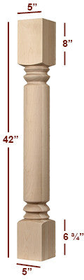 Massive Madison Bar Post – Timber Wolf Forest Products