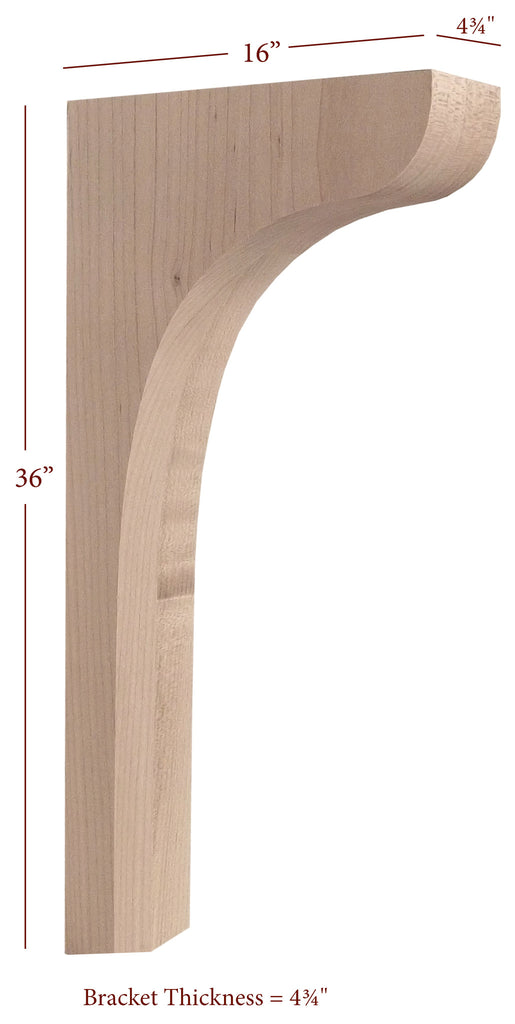 BB-401-TC Plain Trim to Height Massive Island Corbel or Hood Corbel ...