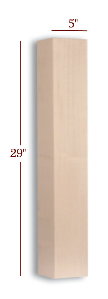 29" Massive Skyline Furniture Table Leg – Timber Wolf Forest Products