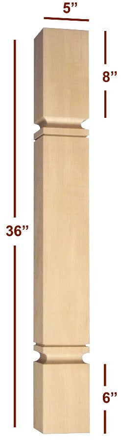 ISL22500-CP Massive Square Plain Mission Island Leg – Timber Wolf ...